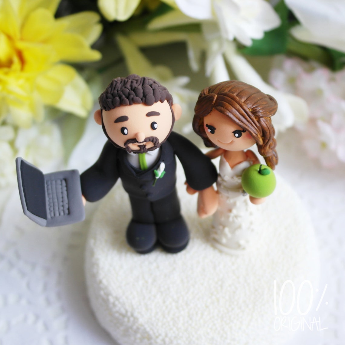 Custom Cake Topper Big Fan of APPLE - Etsy