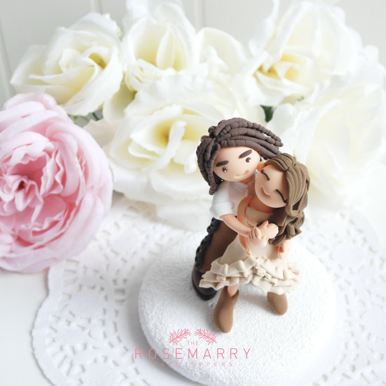Custom Cake Topper Back Hugging - Etsy