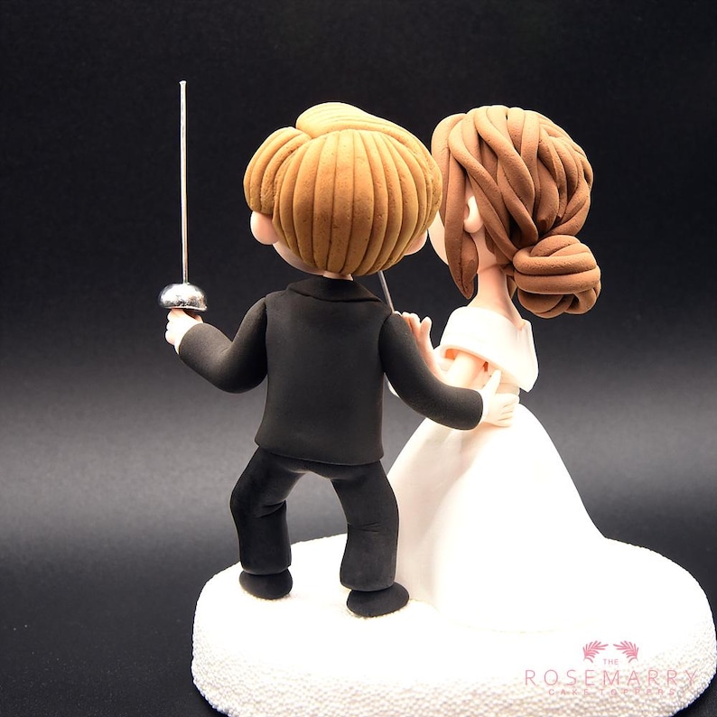 Custom Cake Topper- Fencing Players - Etsy