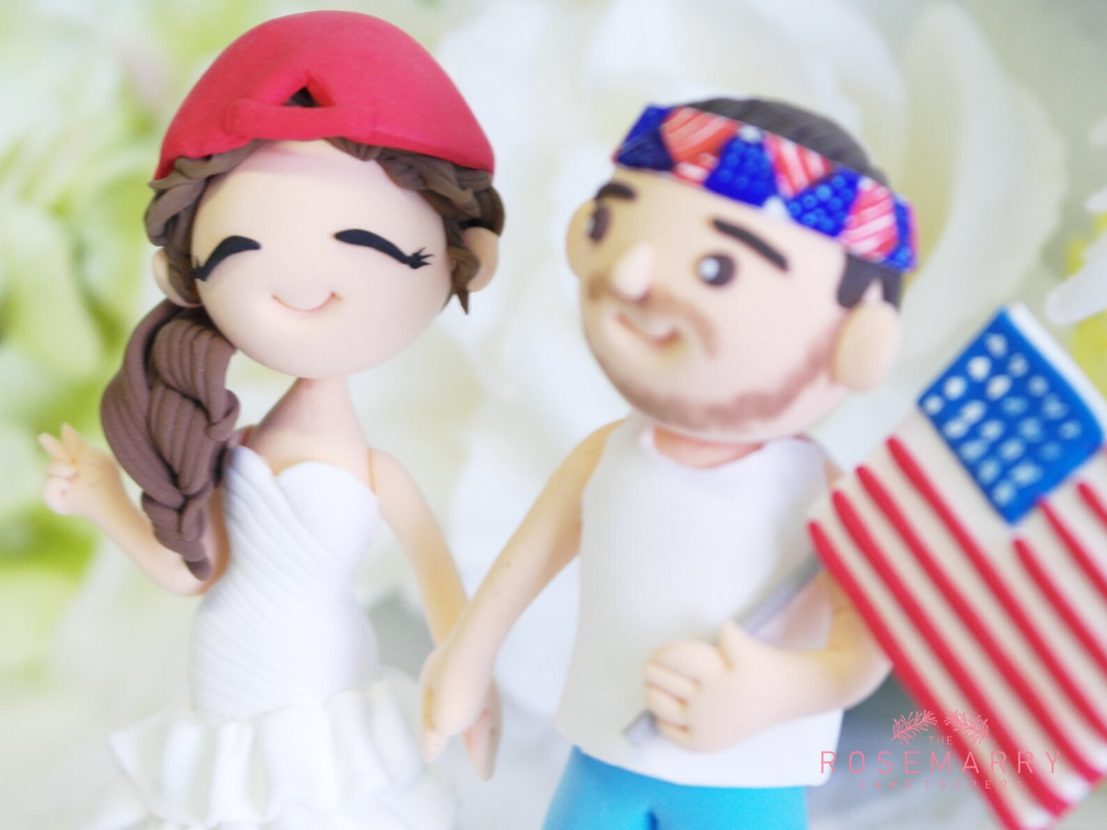 Custom Cake Topper- We Love America~ - Etsy