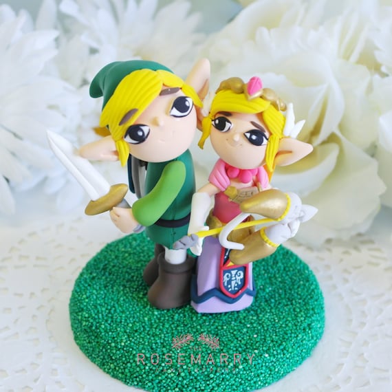 Custom Cake Topper Link & Zelda - Etsy