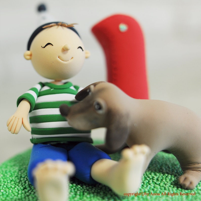 Cute Baby First Birthday Custom Cake Topper - Etsy