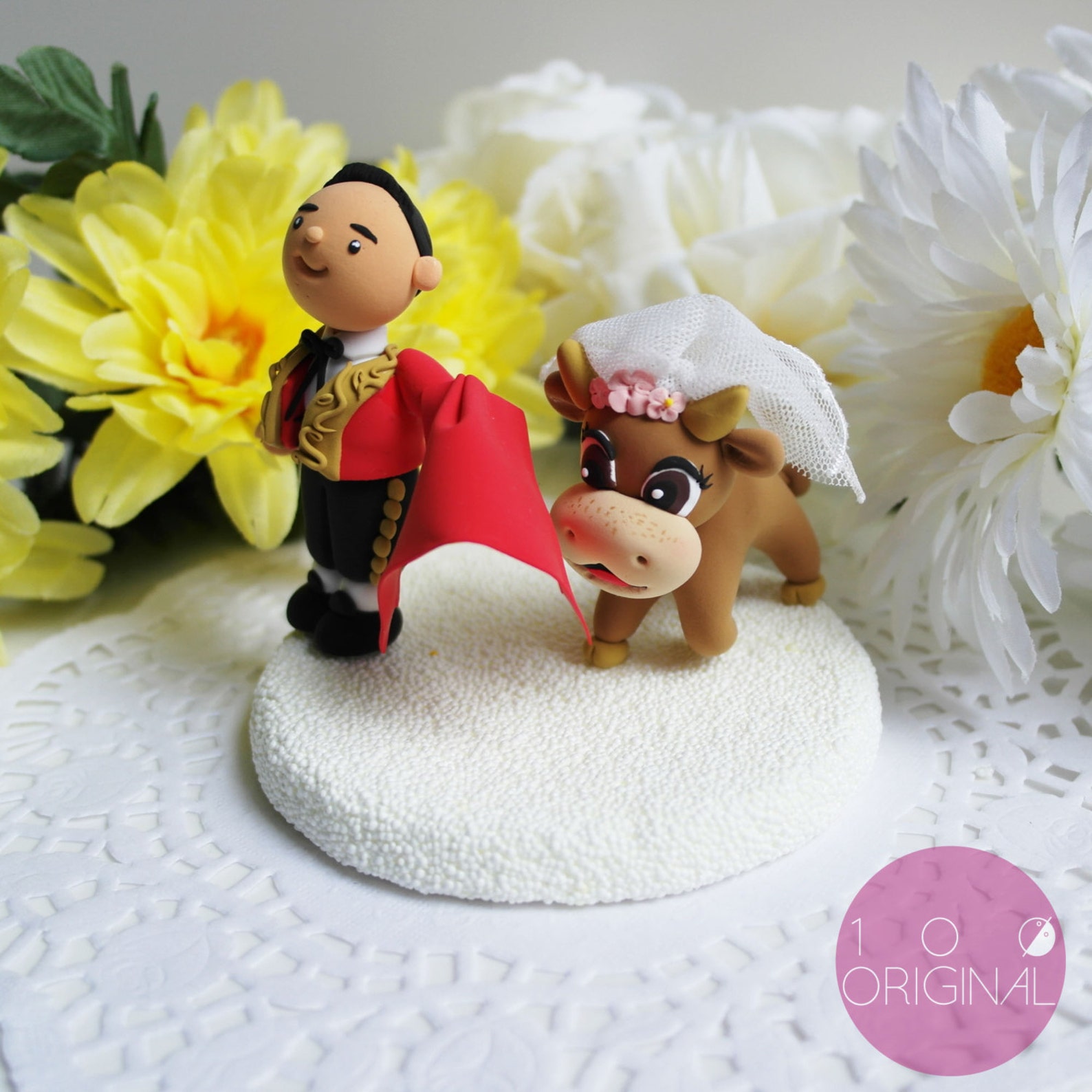 Custom Wedding Cake Topper Spain Wedding Theme - Etsy