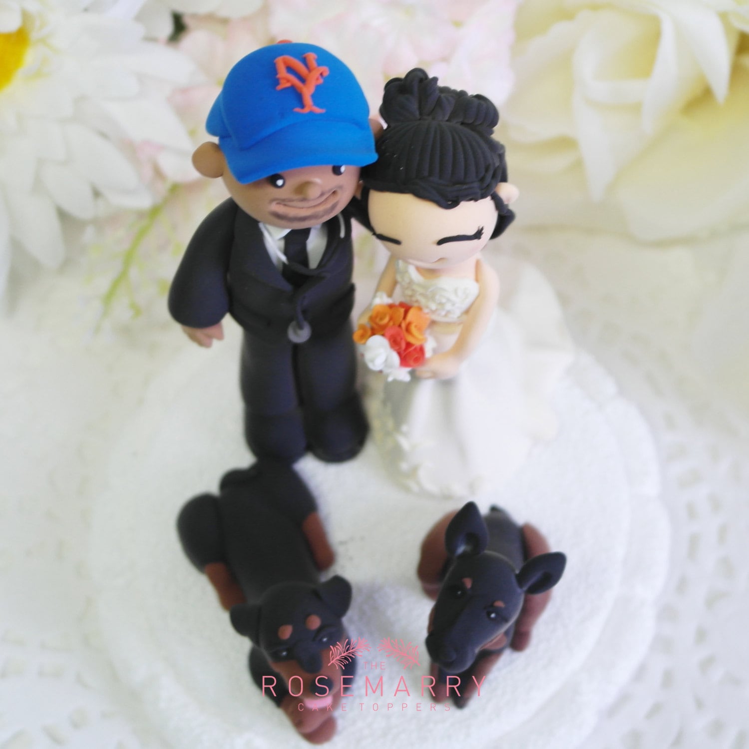 Custom Cake Topper Dr & Mrs - Etsy