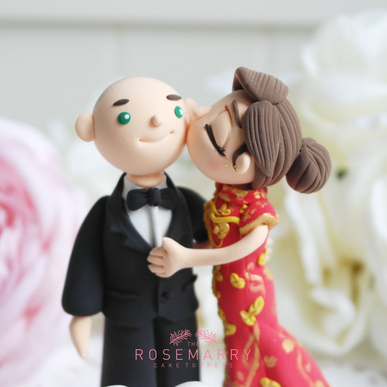 Custom Cake Topper Double Happiness | Etsy
