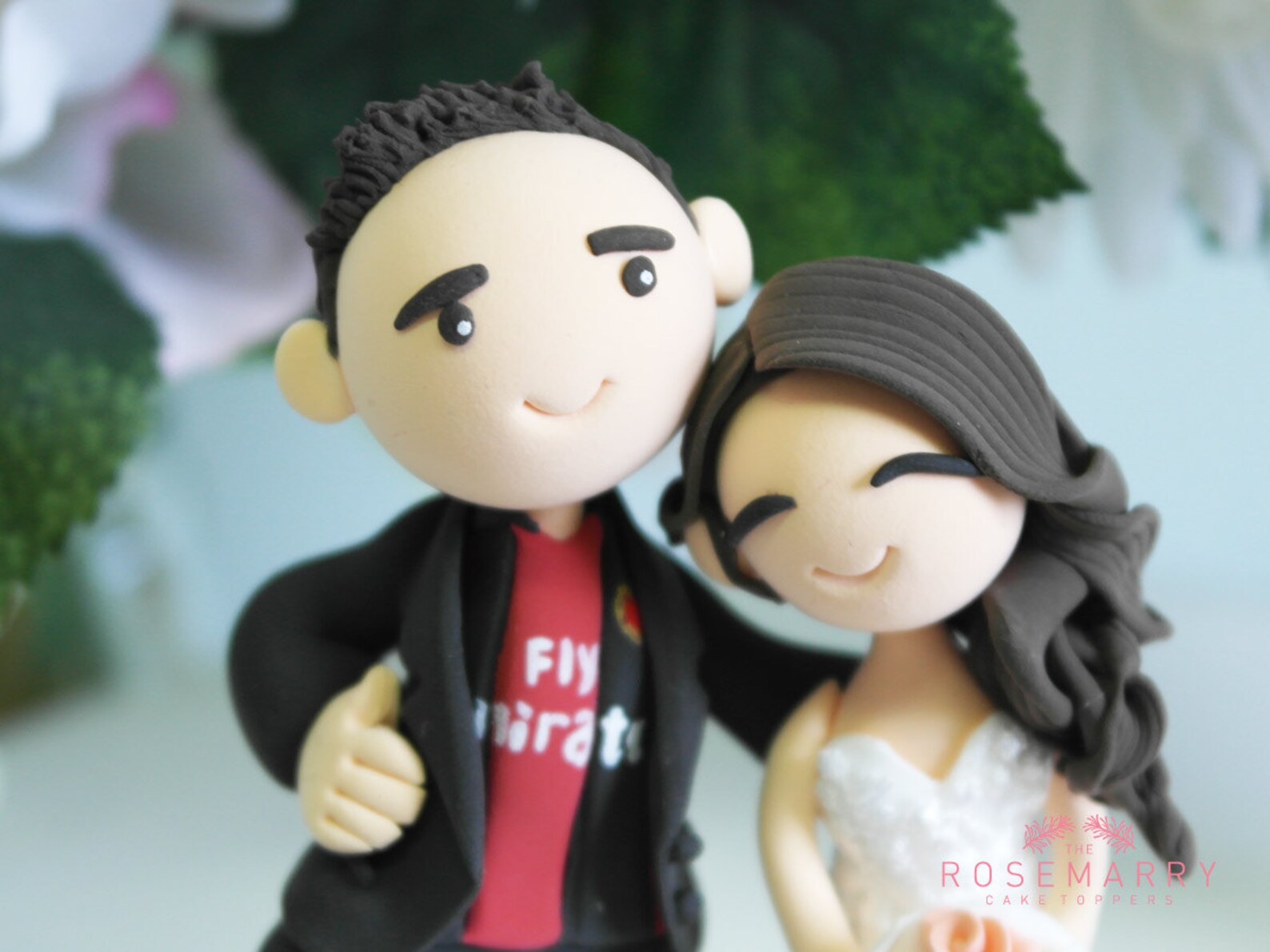 Custom Wedding Cake Topper Arsenal Fan and His Forever | Etsy