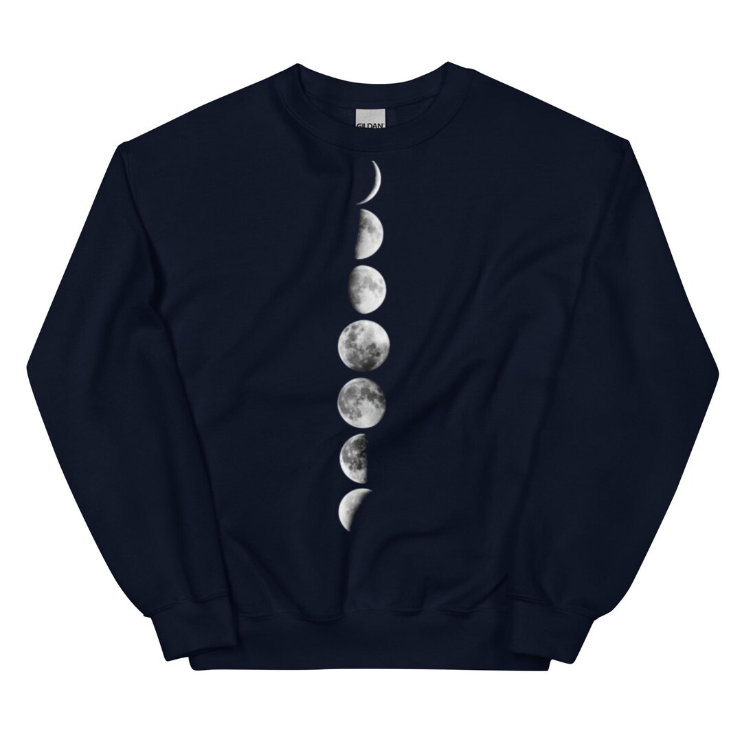Moon Phases Sweater - Etsy