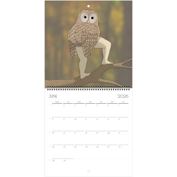 Birds With Legs Calendar