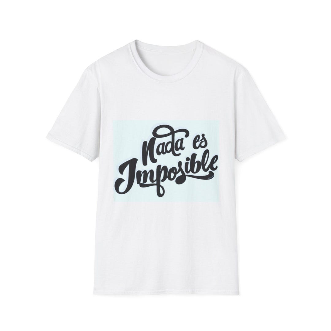 Nothing is Impossible T-shirt | Spanish Inspirational Script Tee - Etsy