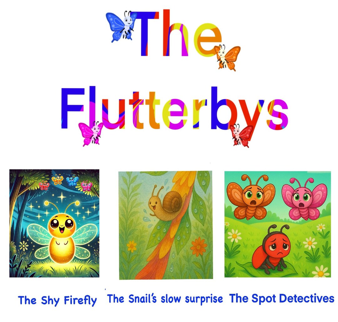 Flutterbys 3-story Book Bundle – Illustrated Kids Stories, Colouring ...