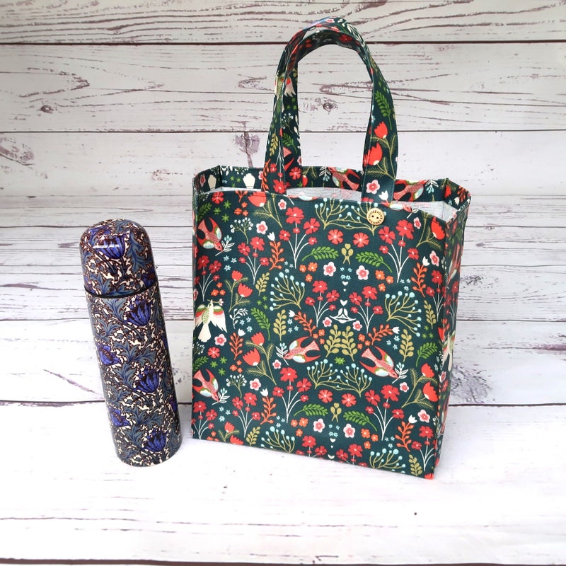 Oilcloth Tote Bag - Etsy