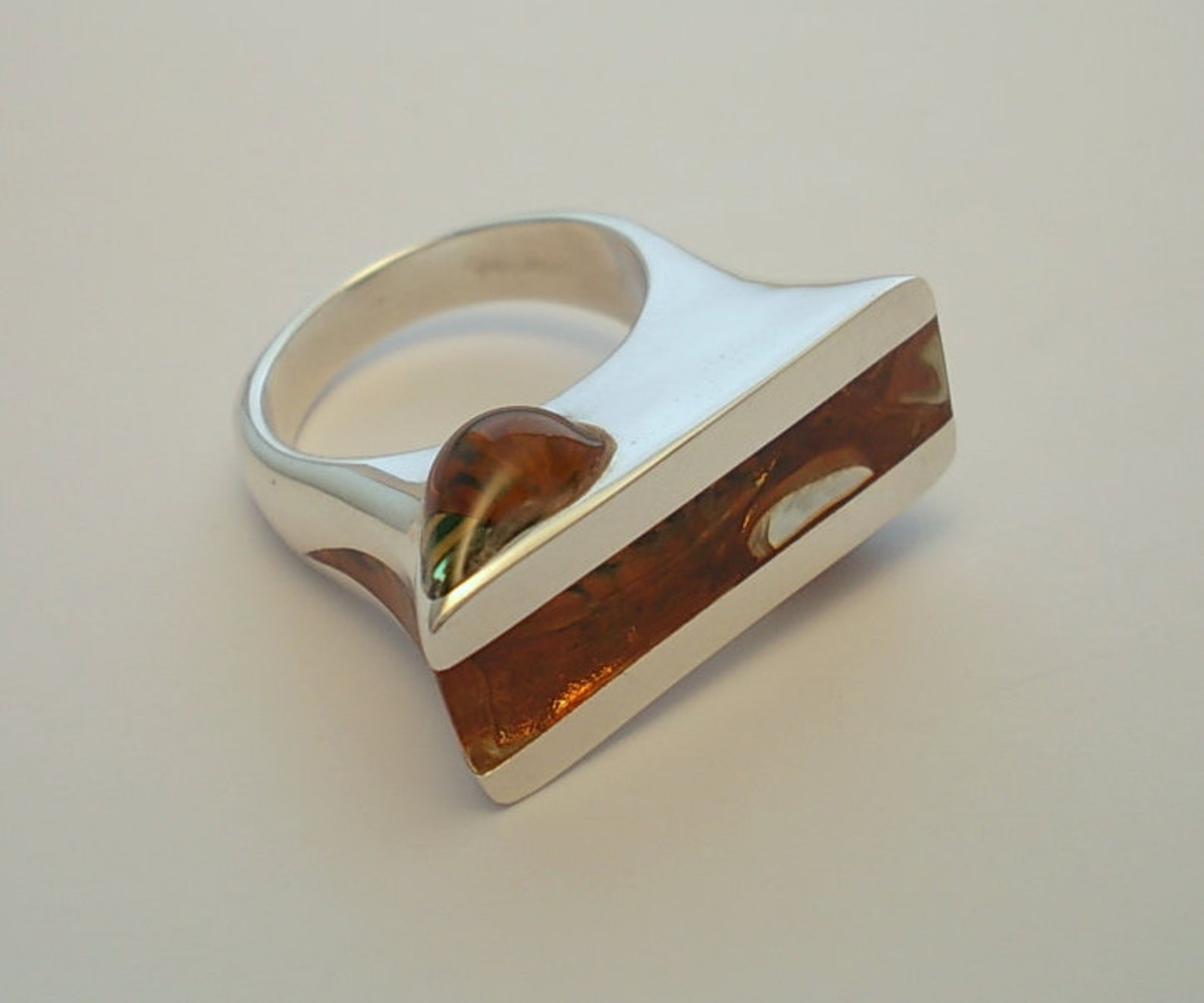 Omega Ring.silver Art. | Etsy