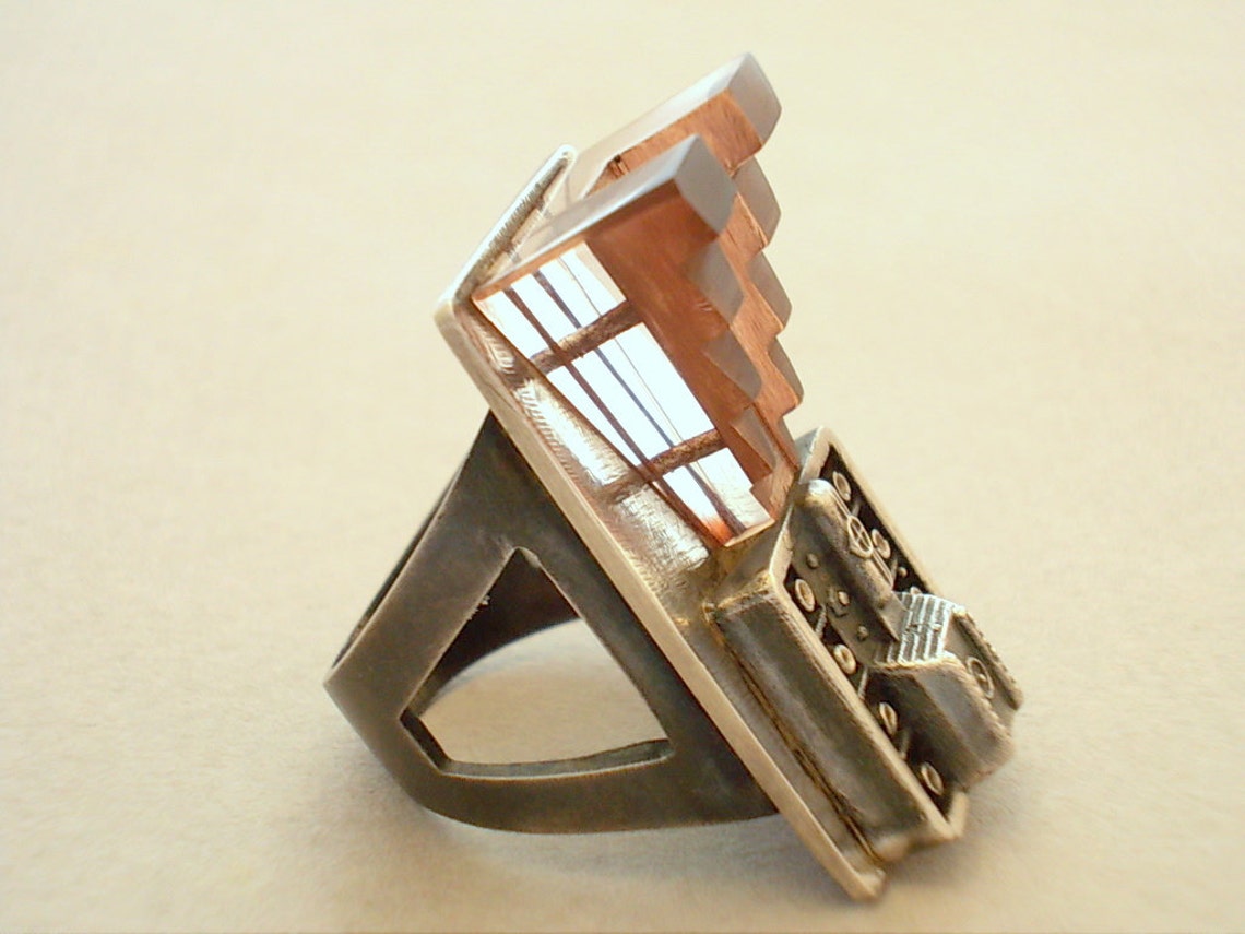 Nuclear Power Energy RING. One Off. - Etsy