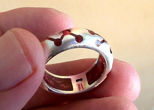 Chemical Reaction RING. Silver Art. - Etsy