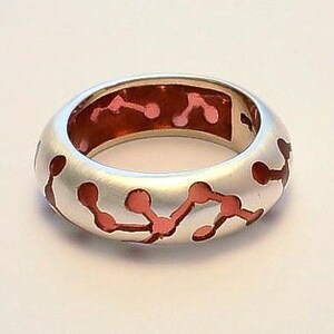 Chemical Reaction RING. Silver Art. - Etsy