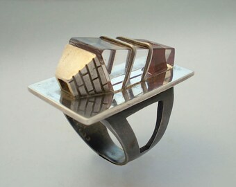 Nuclear Power Energy RING. One Off. | Etsy