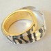 ZEBRA GOLD RING - Etsy