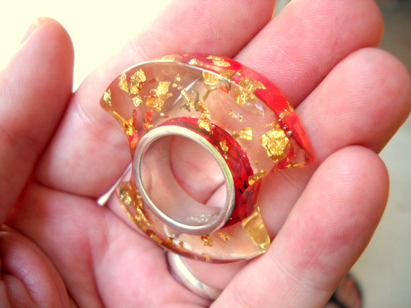 Royal Red Ring.silver Art. - Etsy