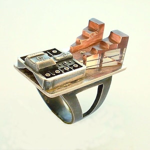 Nuclear Power Energy RING. One Off. - Etsy