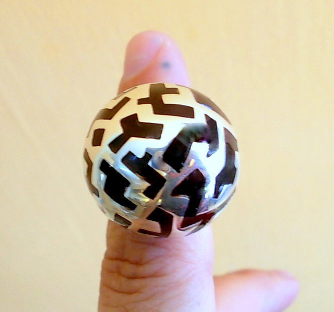 SPHERICAL MAZE RING - Etsy