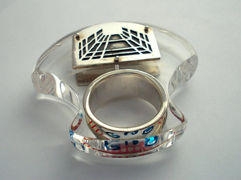 GALACTIC Runway Ring.silver Art. - Etsy