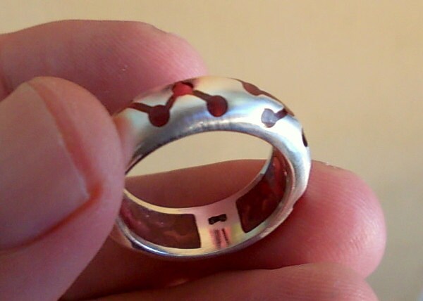 Chemical Reaction RING. Silver Art. - Etsy