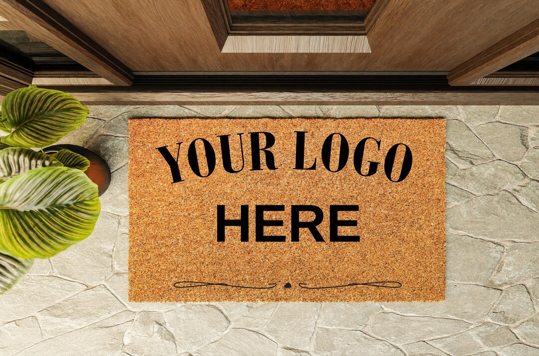 Business Logo Doormat, Personalized Doormat, Custom Welcome Mat ...