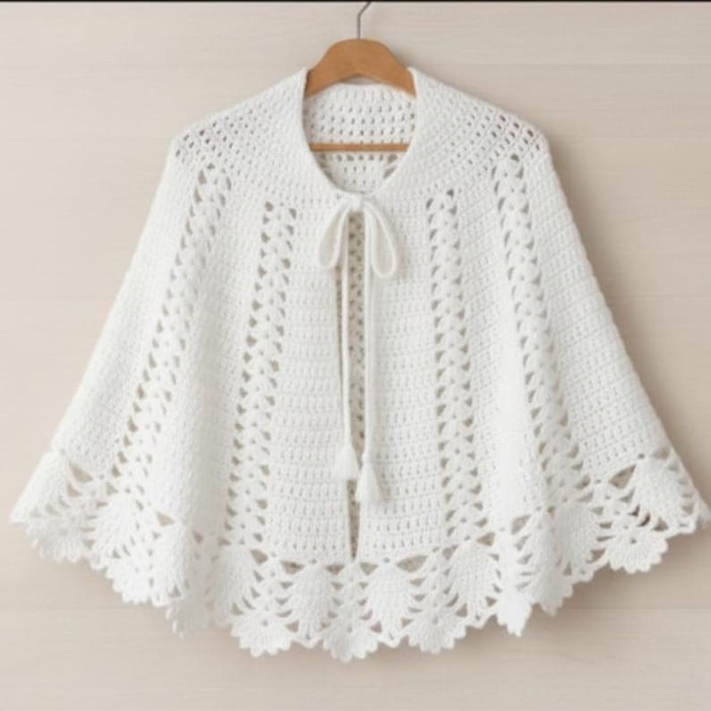 Winter Poncho Wrap Pattern_ Instant Download PDF - Etsy