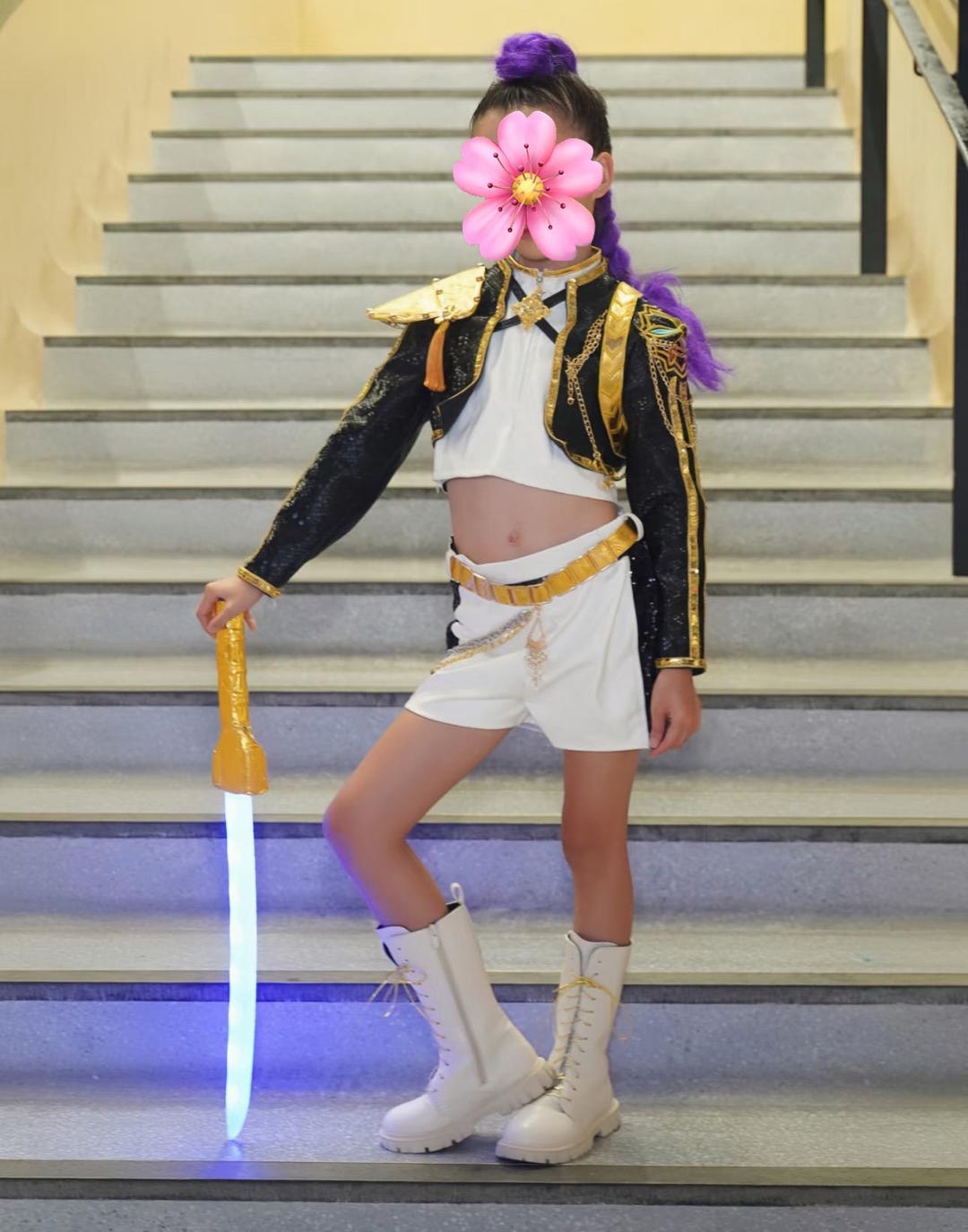 Basic Version,k-pop Demon-hunter Girl Group Cosplay Outfit — Lumi Black ...