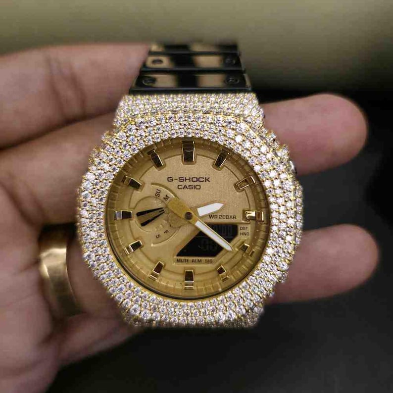 Luxury Half Iced Out Custom Diamond Case, Hip Hop Jewelry Gift for Him ...