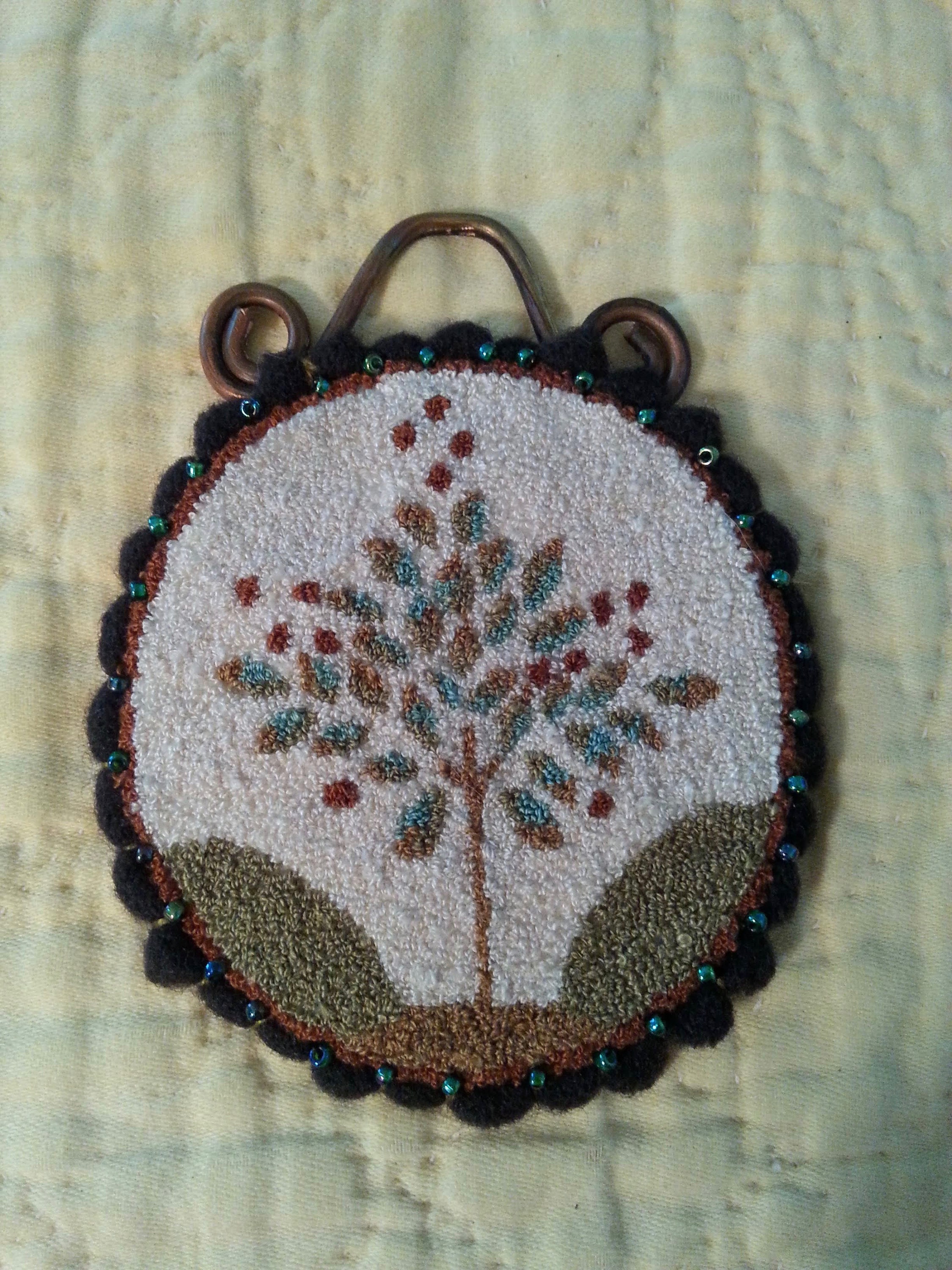 PRINTED MINI Needle Punch Pattern tree 1 NPM14P by | Etsy