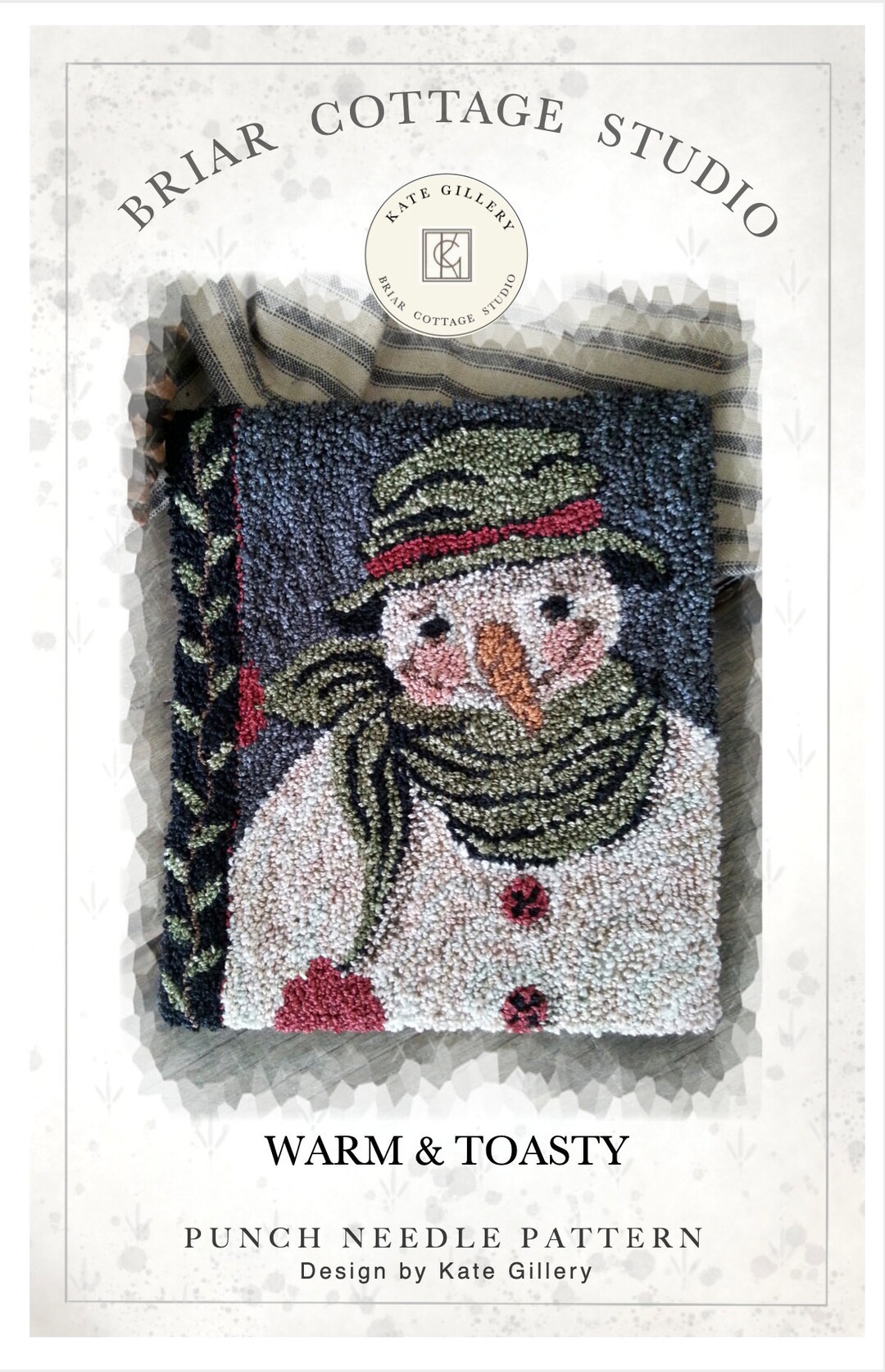 DOWNLOAD - Punch Needle Embroidery Pattern - (warm & Toasty) (PNP 84 ...