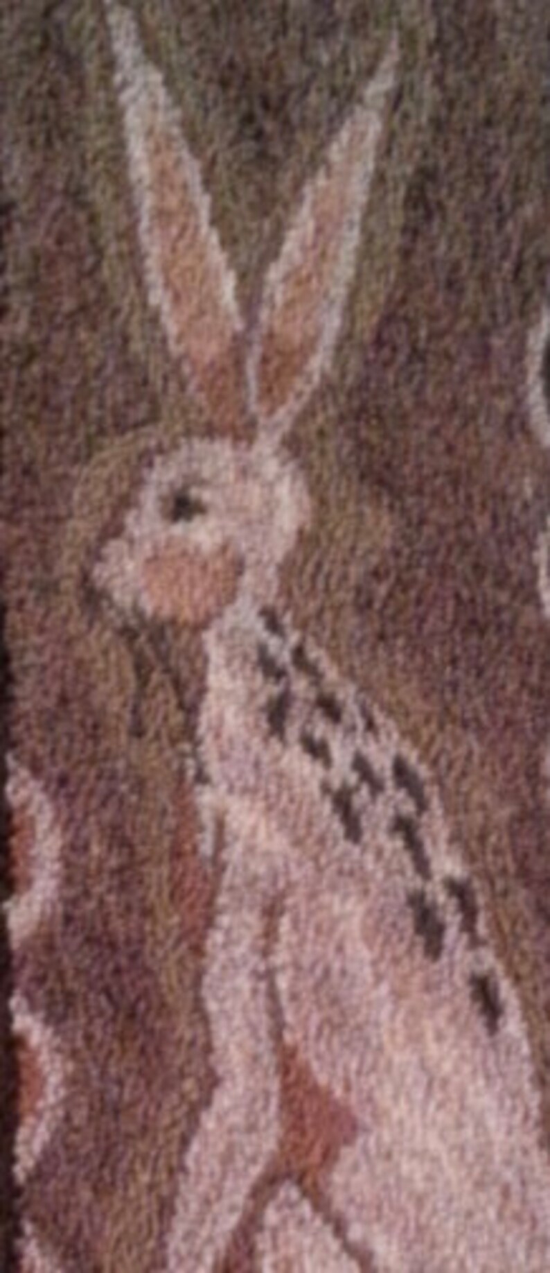 DOWNLOAD Punch Needle Embroidery Pattern jack the Rabbit | Etsy