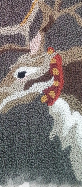 DOWNLOAD Punch Needle Embroidery Pattern reindeer PNP | Etsy