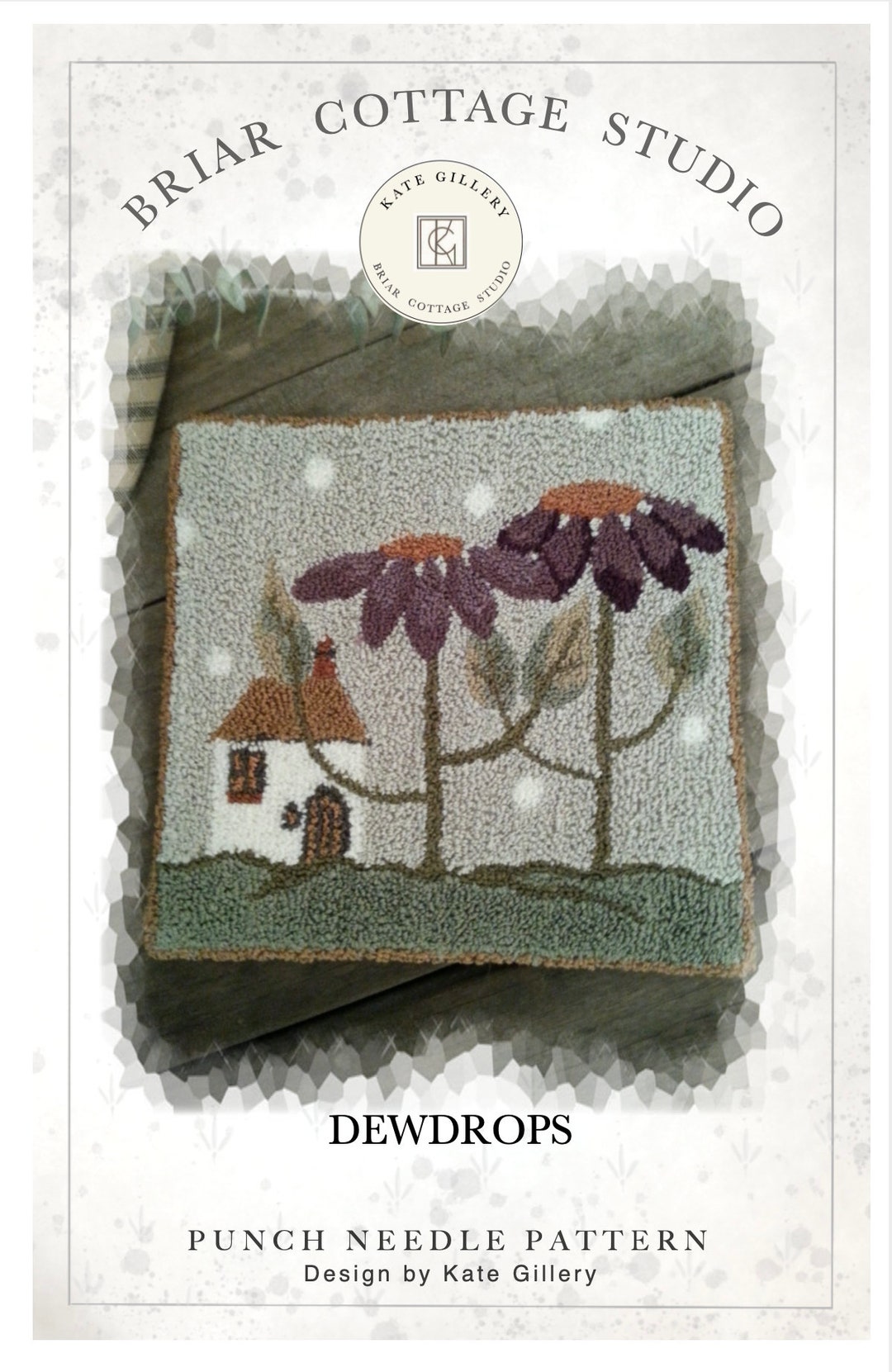 DOWNLOAD - Punch Needle Embroidery Pattern - (dew Drops) (PNP56) - by ...