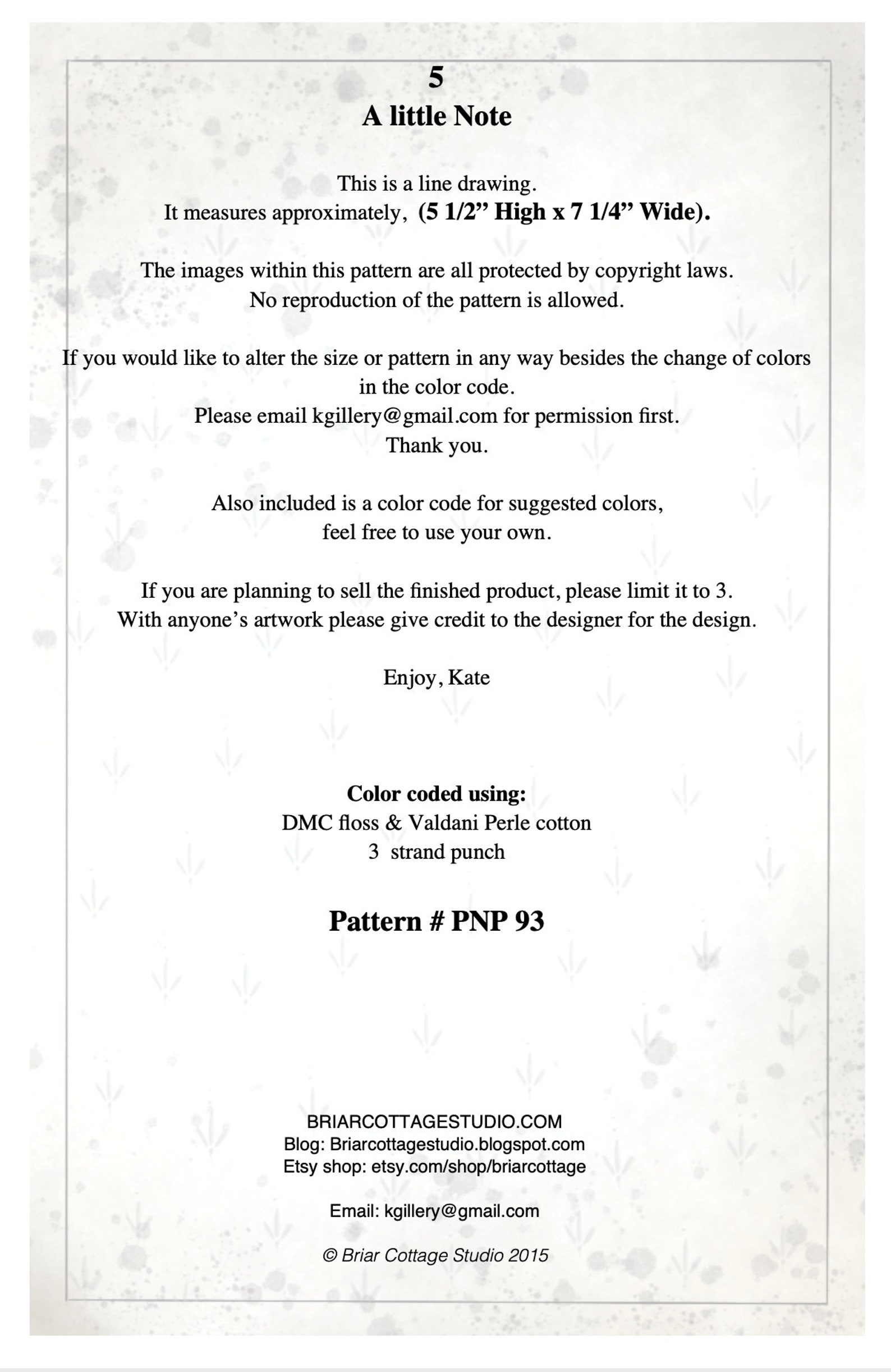 PRINTED - Needle Punch Pattern - (two Turtle Doves) (PNP95P) - by Kate ...