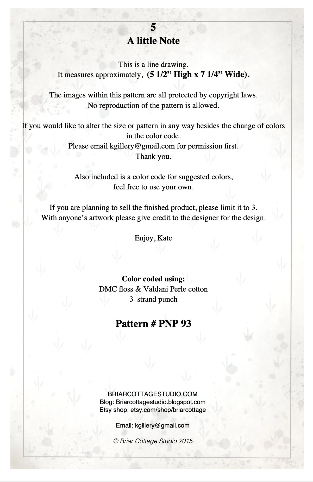 PRINTED - Needle Punch Pattern - (two Turtle Doves) (PNP95P) - by Kate ...