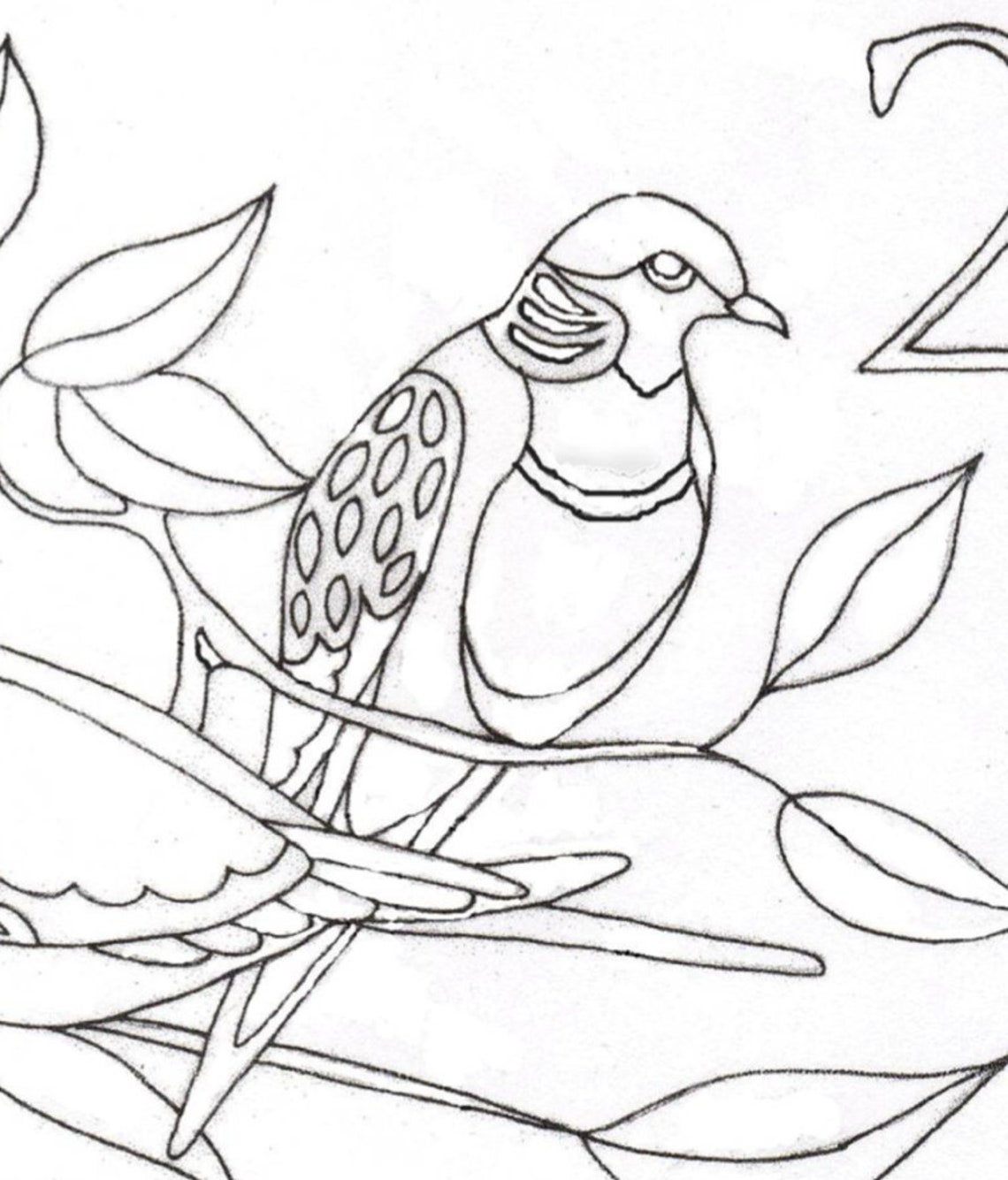 PRINTED - Needle Punch Pattern - (two Turtle Doves) (PNP95P) - by Kate ...