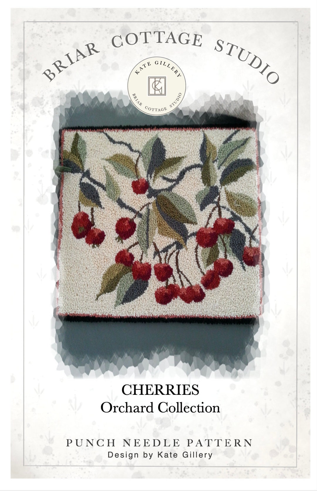 DOWNLOAD - Punch Needle Embroidery Pattern - (the Orchard Collection ...