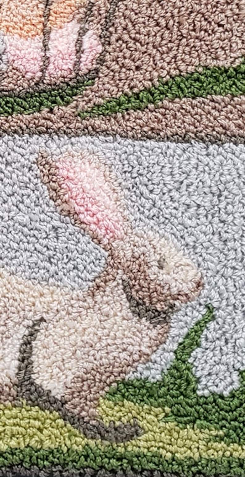 PRINTED Needle Punch Pattern in My Easter Basket - Etsy