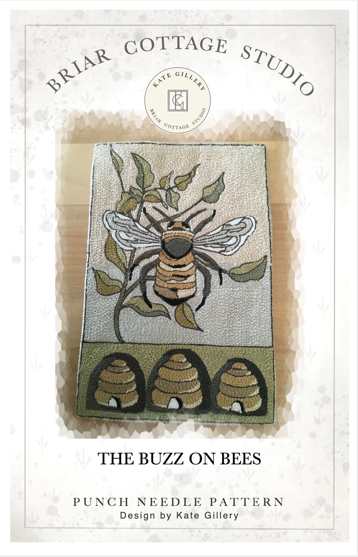 PRINTED Needle Punch Pattern the Buzz on Bees PNP174P - Etsy