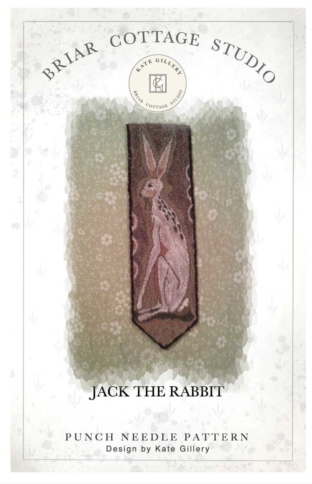 DOWNLOAD Punch Needle Embroidery Pattern jack the Rabbit | Etsy