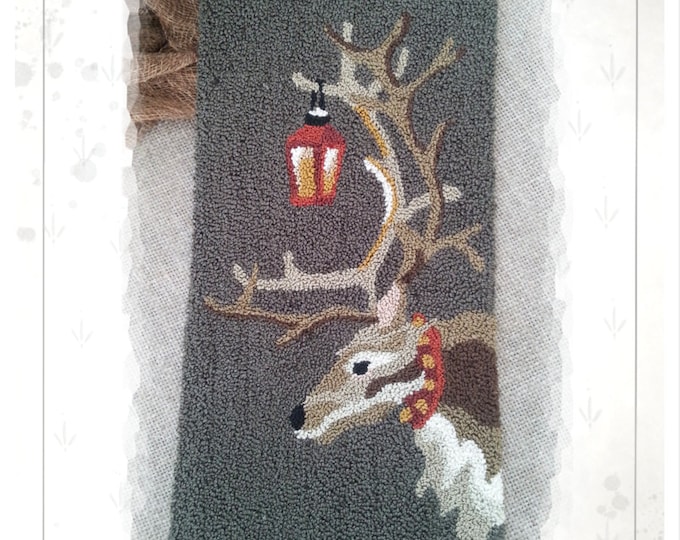 DOWNLOAD Punch Needle Embroidery Pattern reindeer PNP - Etsy