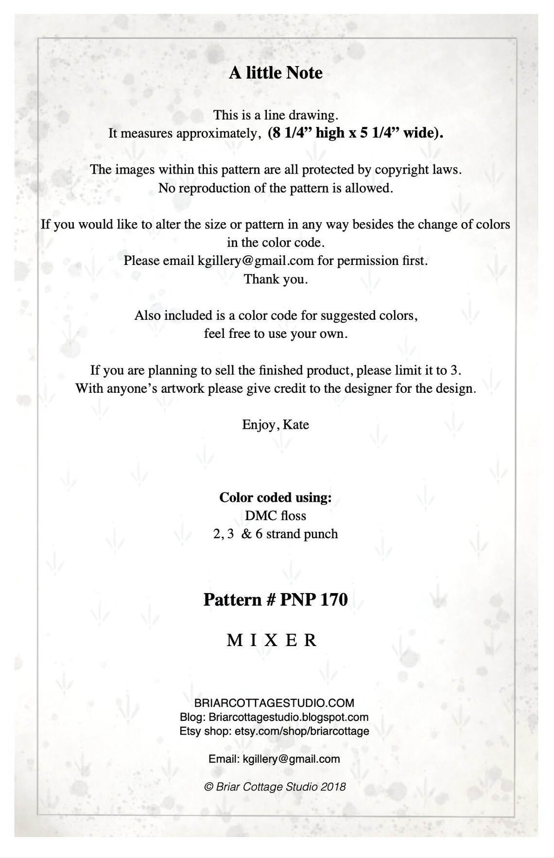 DOWNLOAD Punch Needle Pattern cardinal mixer PNP170 | Etsy