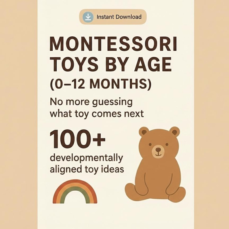Montessori Baby Guide - Etsy