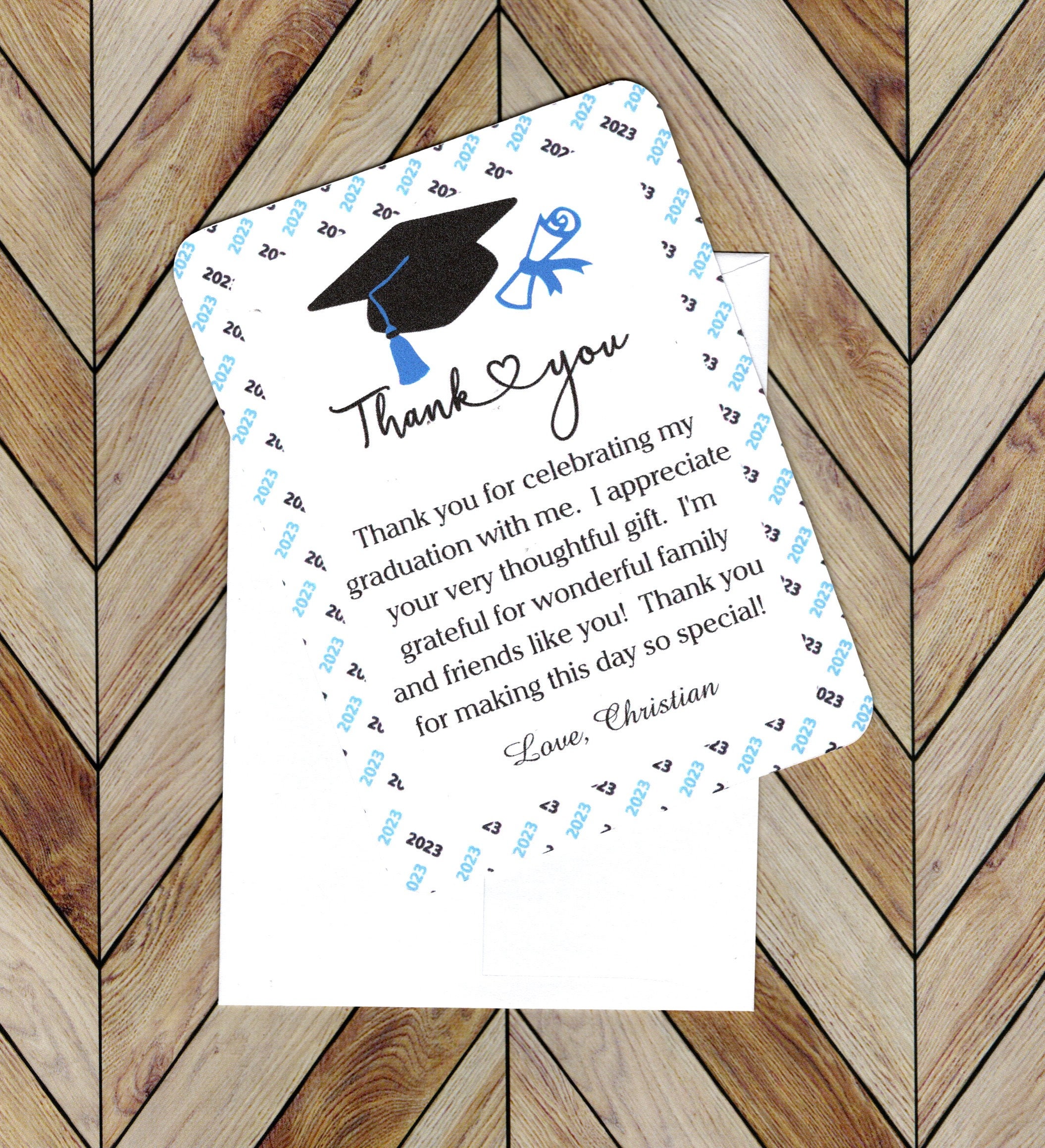College Graduation Thank You Cards Examples