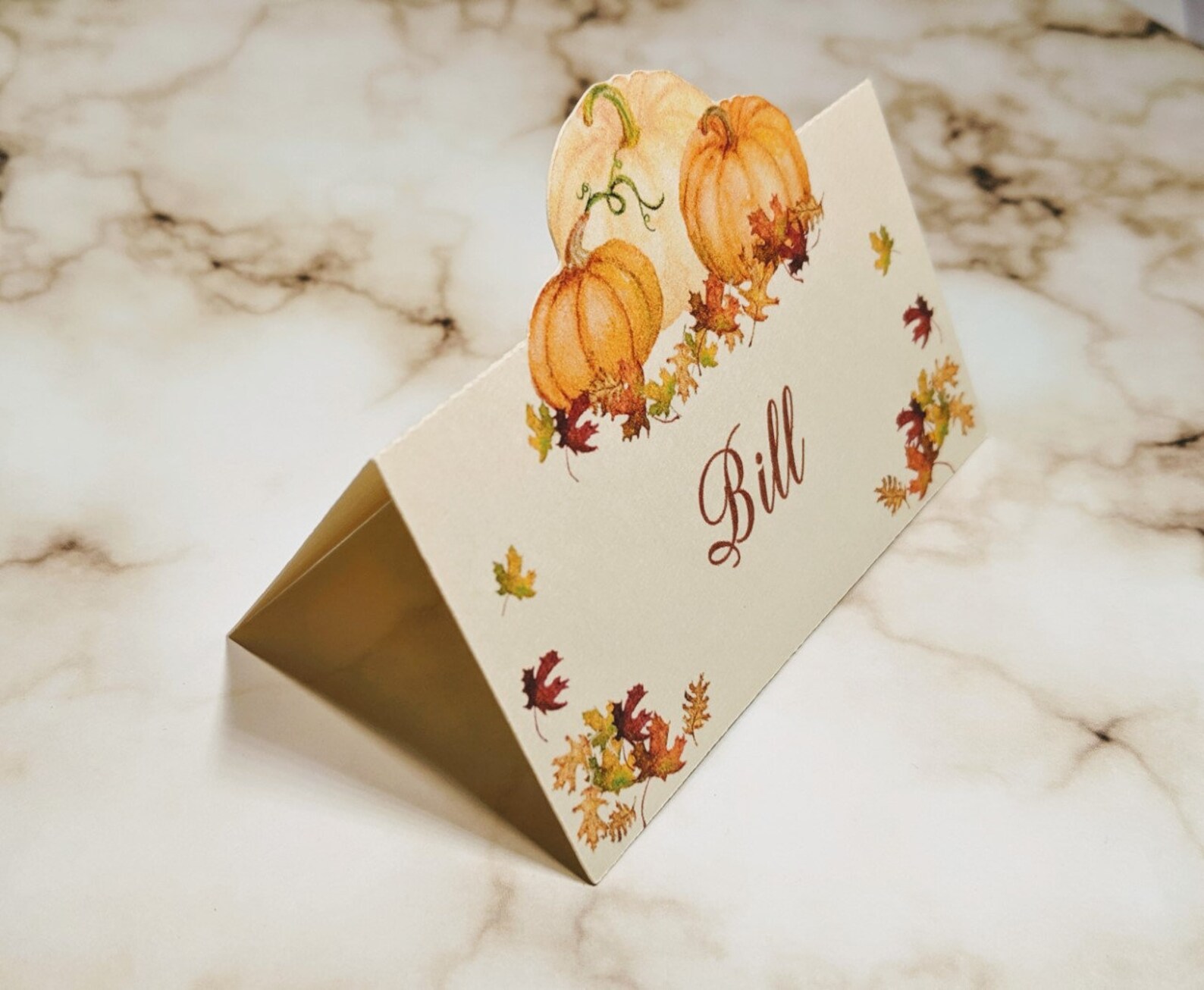 Fall Placecards Autumn Thanksgiving Placecards Pop-up | Etsy