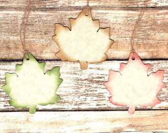 Maple Leaf Tag | Etsy