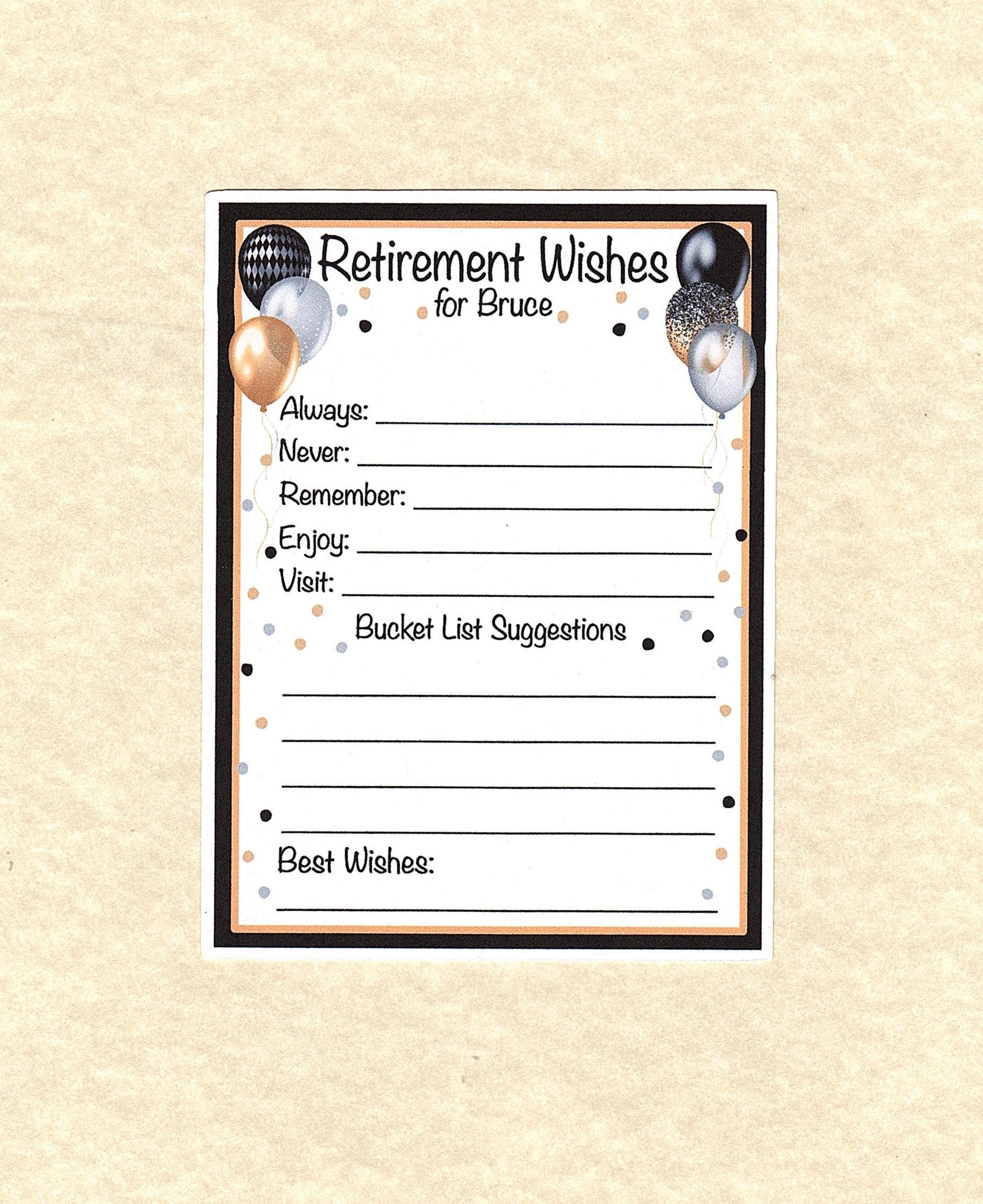 Invitations Retirement Advice Farewell Party Advice and Wishes ...