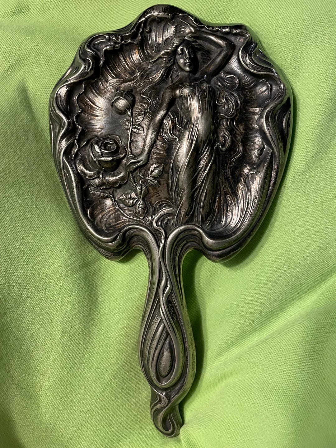 Antique 1904 Derby Silver Co. Art Nouveau Style Repousse Silver Plate ...